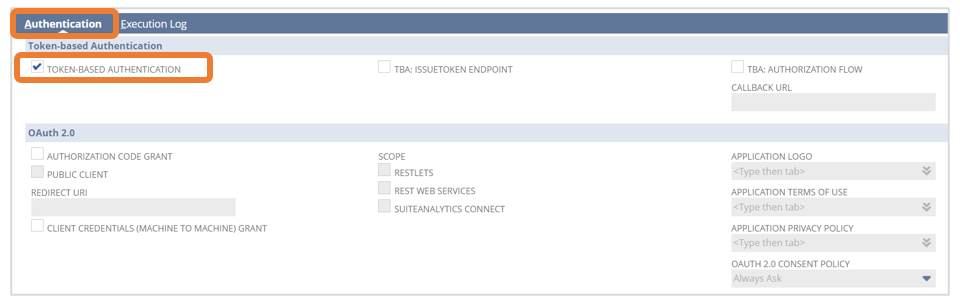 NetSuite Data Connection Setup