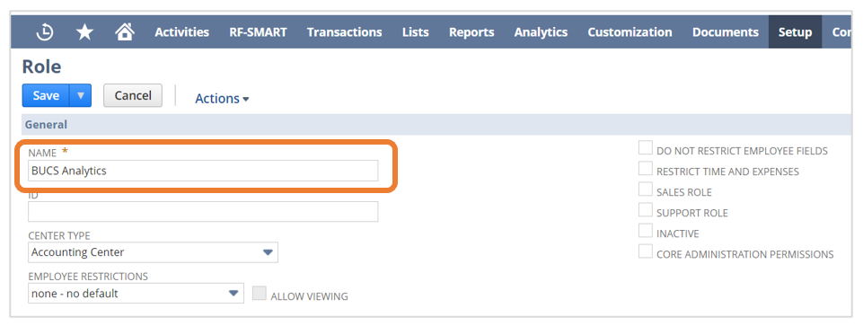 NetSuite Data Connection Setup