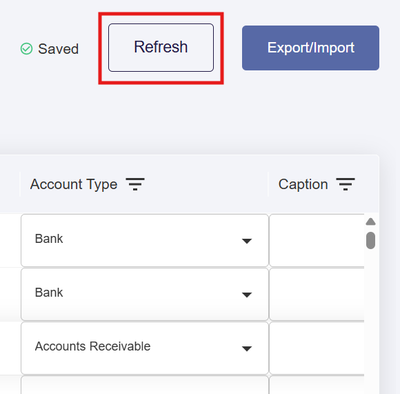 Chart of Accounts Mapping Tool
